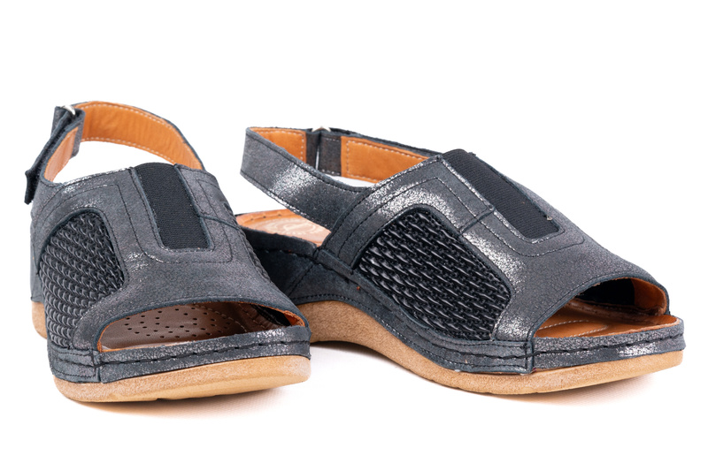 Sandały damskie na wysokie podbicie i tęgie stopy , ochraniające haluks ...