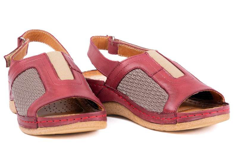 Sandały damskie na wysokie podbicie i tęgie stopy , ochraniające haluks ...