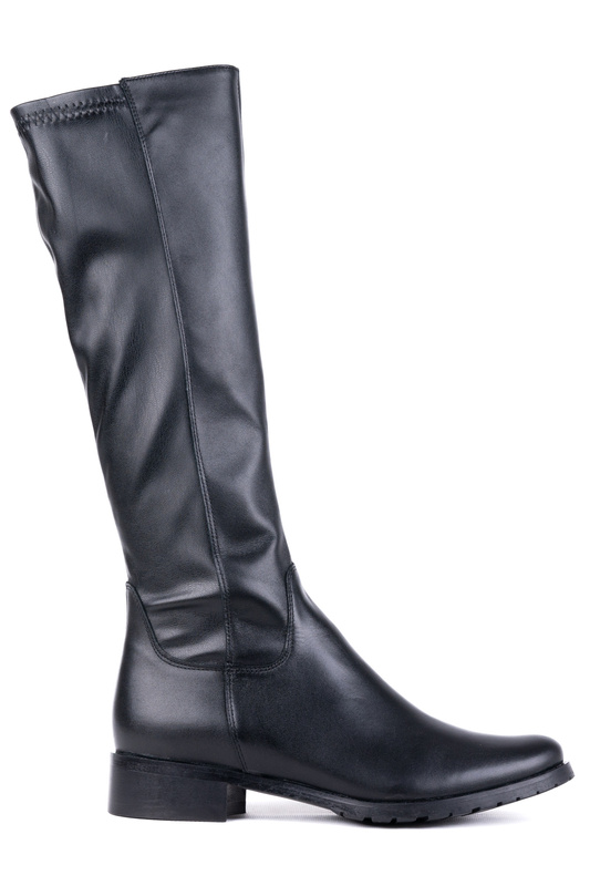 Kozaki damskie skórzane na szerszą łydkę Łukbut 22410-3-Z-001 22410-3-Z ...